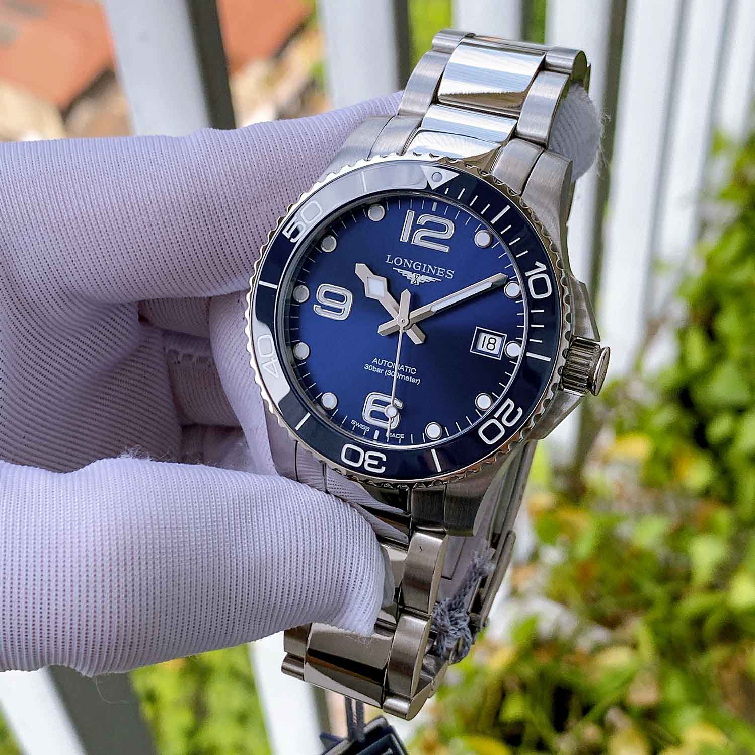 LONGINES HYDROCONQUEST L3.780.4.96.6 L37804966 Like new